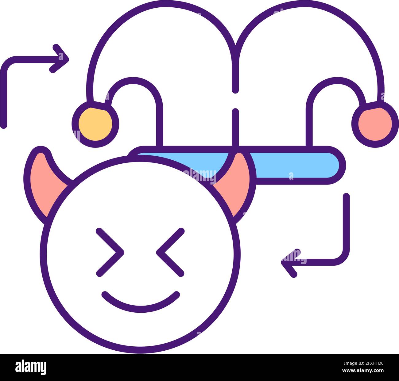 Internet troll RGB color icon Stock Vector Image & Art - Alamy