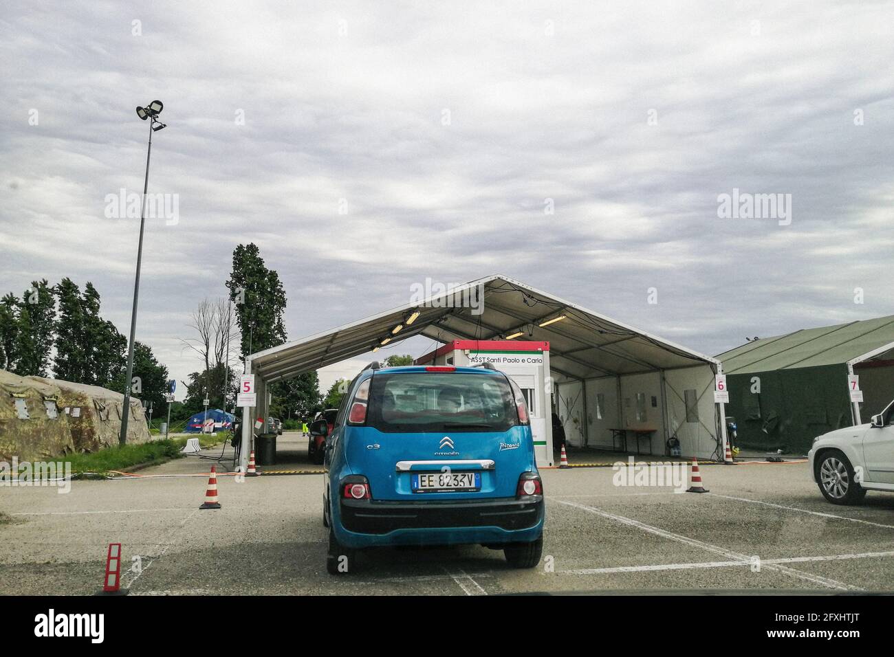 Italy, Milan, Hub Trenno, vaccination center Stock Photo - Alamy