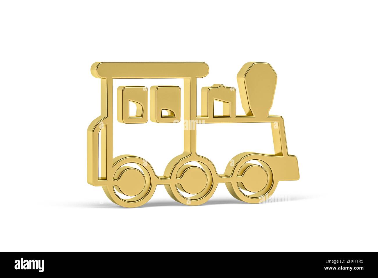 Train Icon 3d