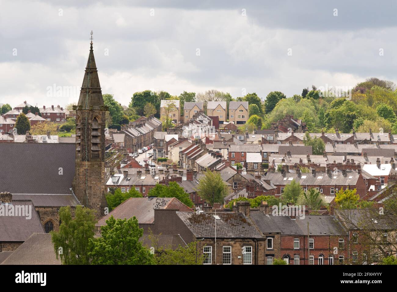 Barnsley terraced properties hi-res stock photography and images - Alamy