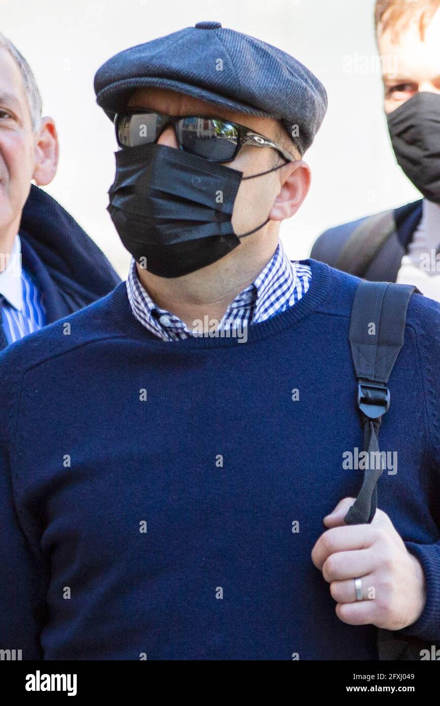 Police officer Deniz Jaffer arrived at court on the 27th of May 2021 ...