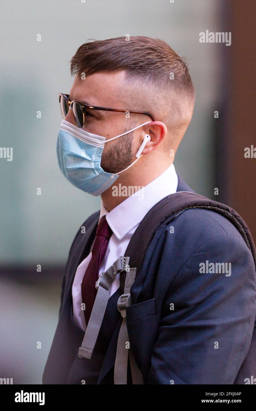 PC Jamie Lewis outside Westminster Magistrates court who faces ...