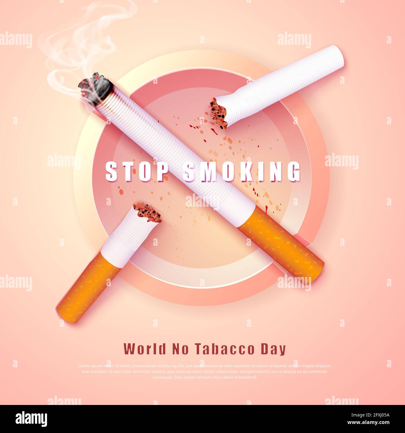 Broken ashtray Stock Vector Images - Alamy
