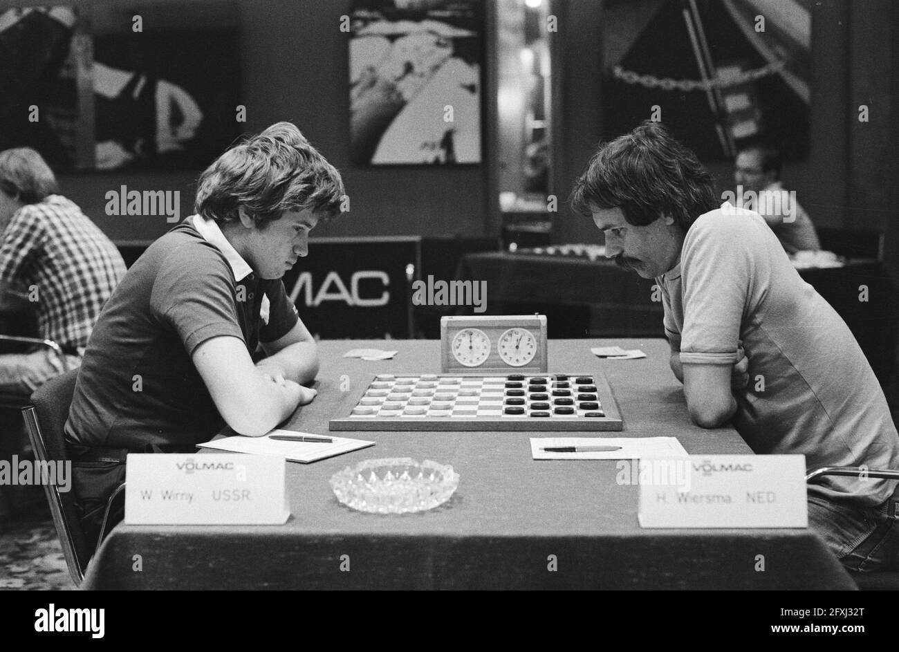 Wirny v Wiersma (r) - National Archives - 932-6495 Stock Photo - Alamy