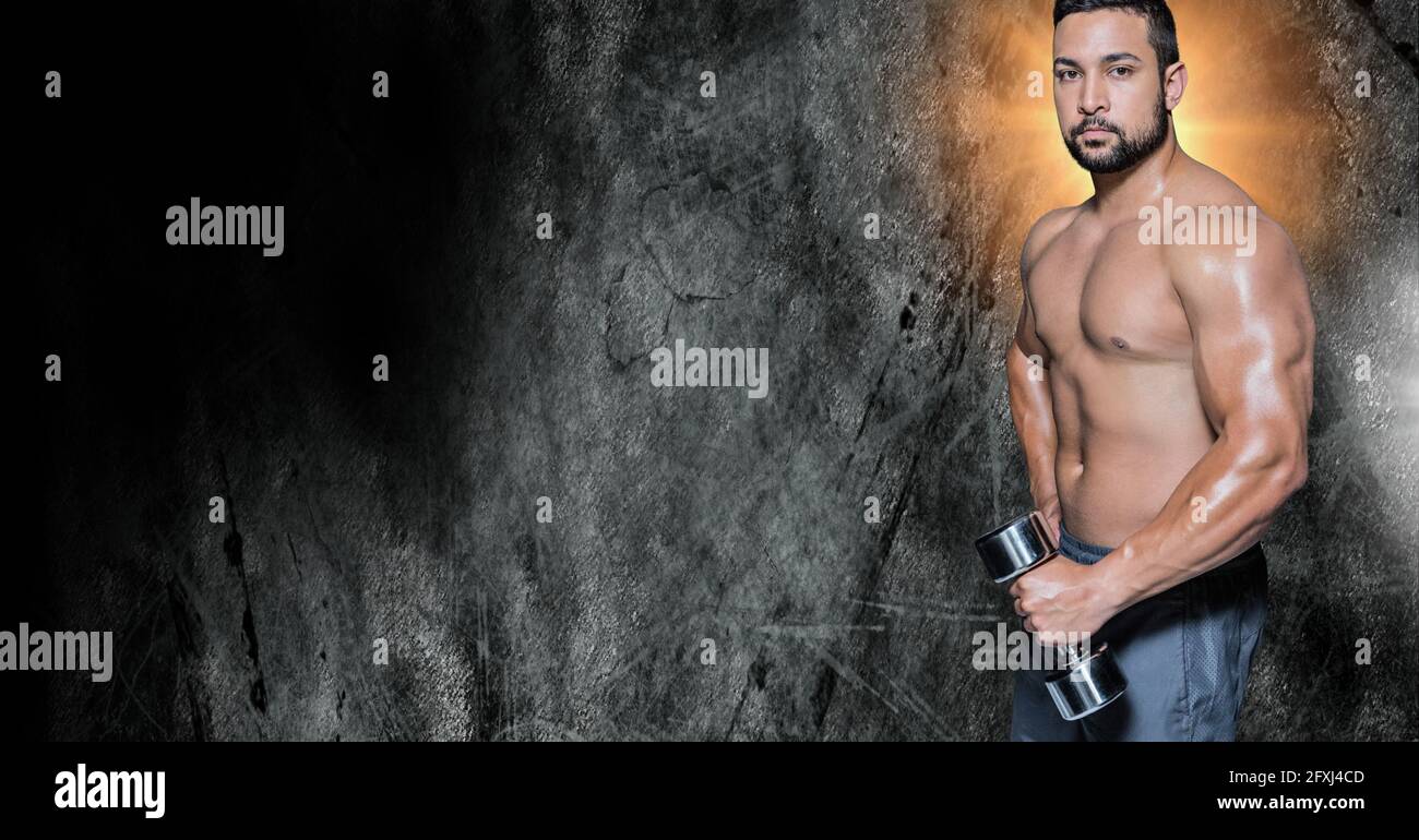 Man lifting weight design hi-res stock photography and images - Alamy