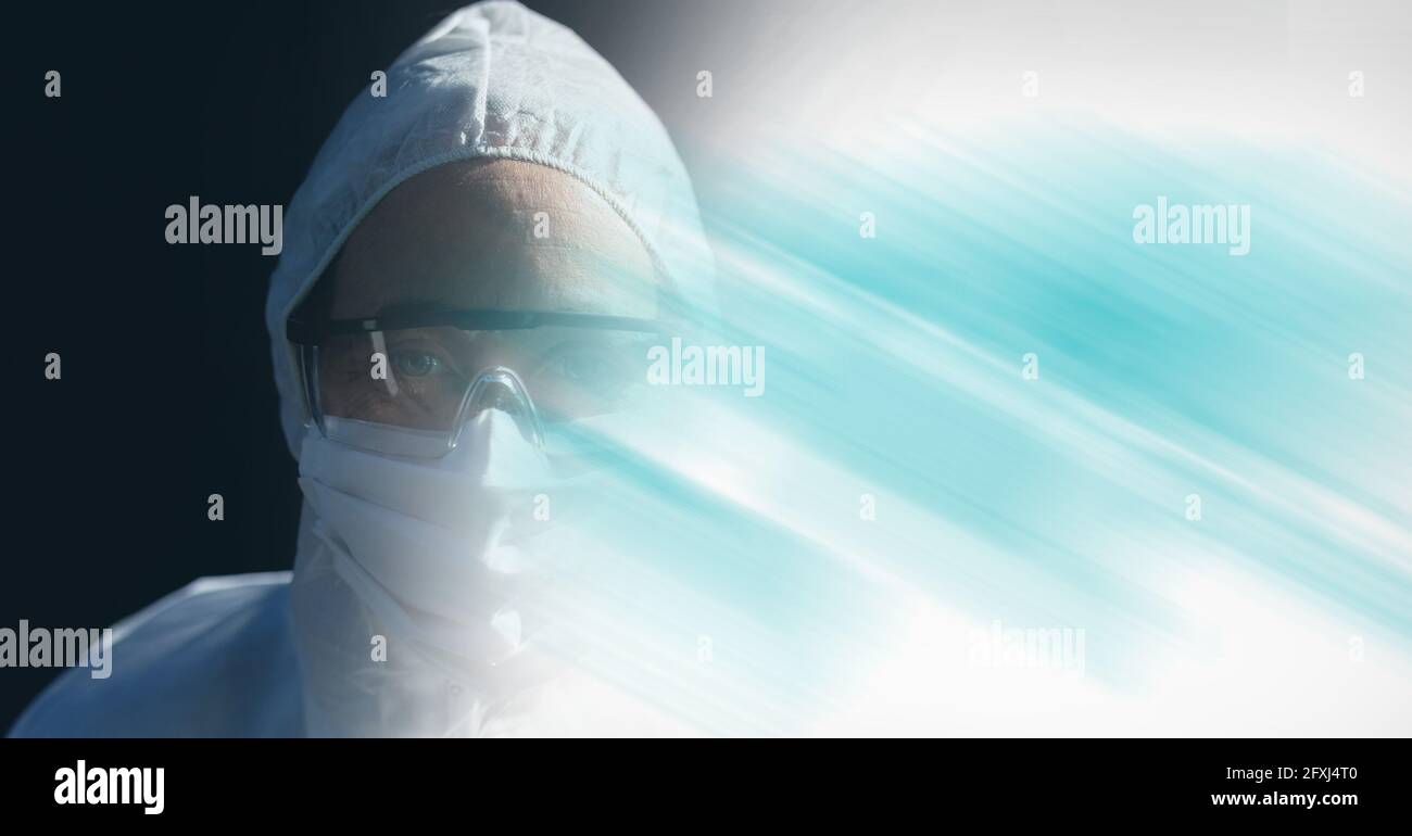 Blue ppe suit hi-res stock photography and images - Alamy