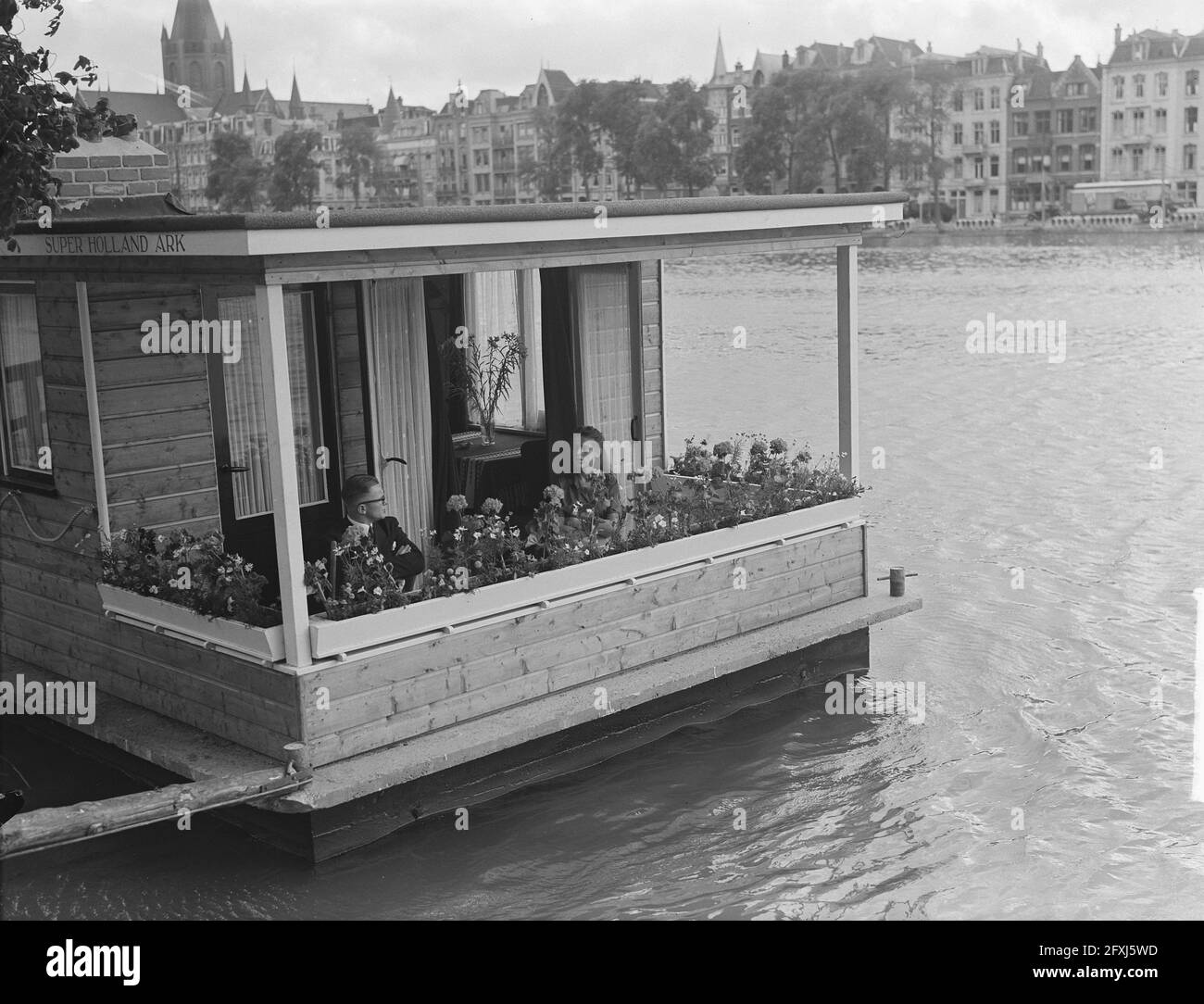 Houseboats Fa. Vlaming, 6 July 1949, Houseboats, The Netherlands, 20th ...