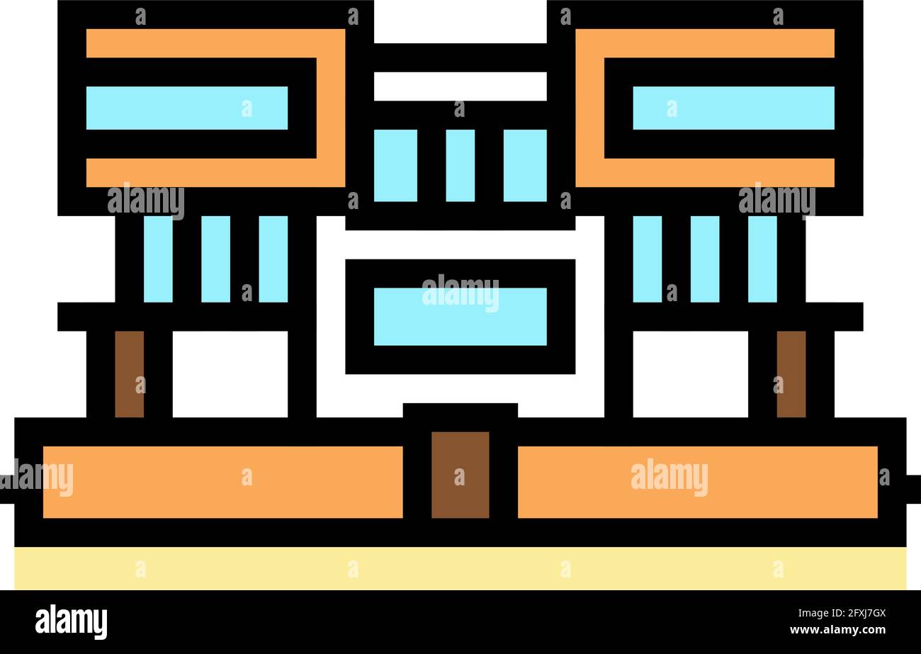 villa house color icon vector illustration Stock Vector Image & Art - Alamy