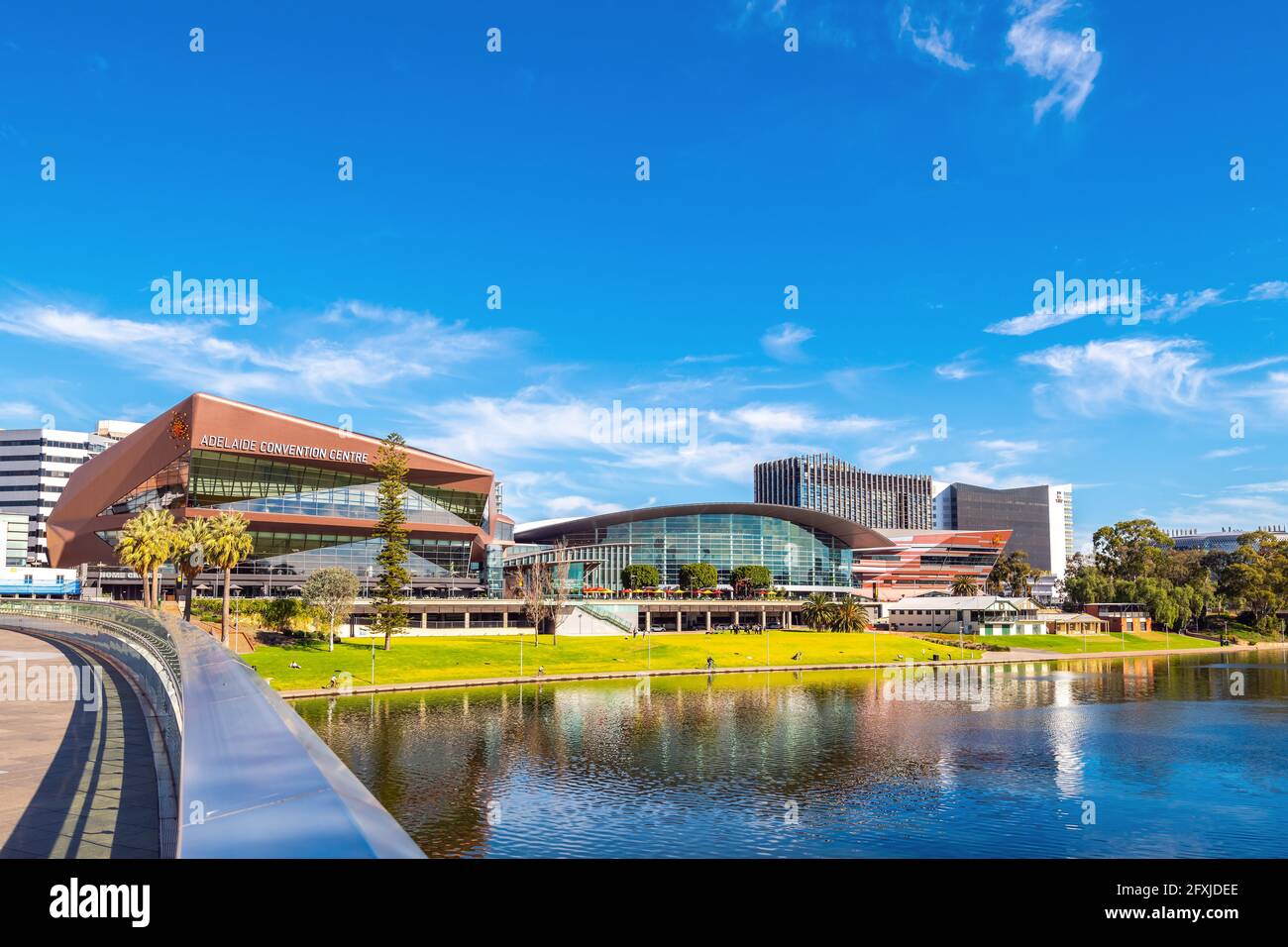 Adelaide, Australia - August 4, 2019: Adelaide Convention Centre viewed ...