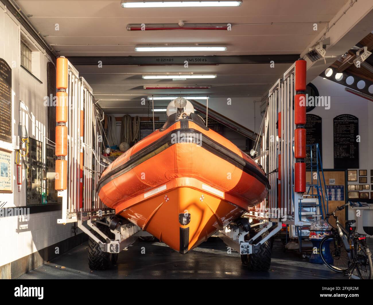 APPLEDORE, DEVON, ENGLAND - MAY 25 2021: The lifeboat, Royal National ...