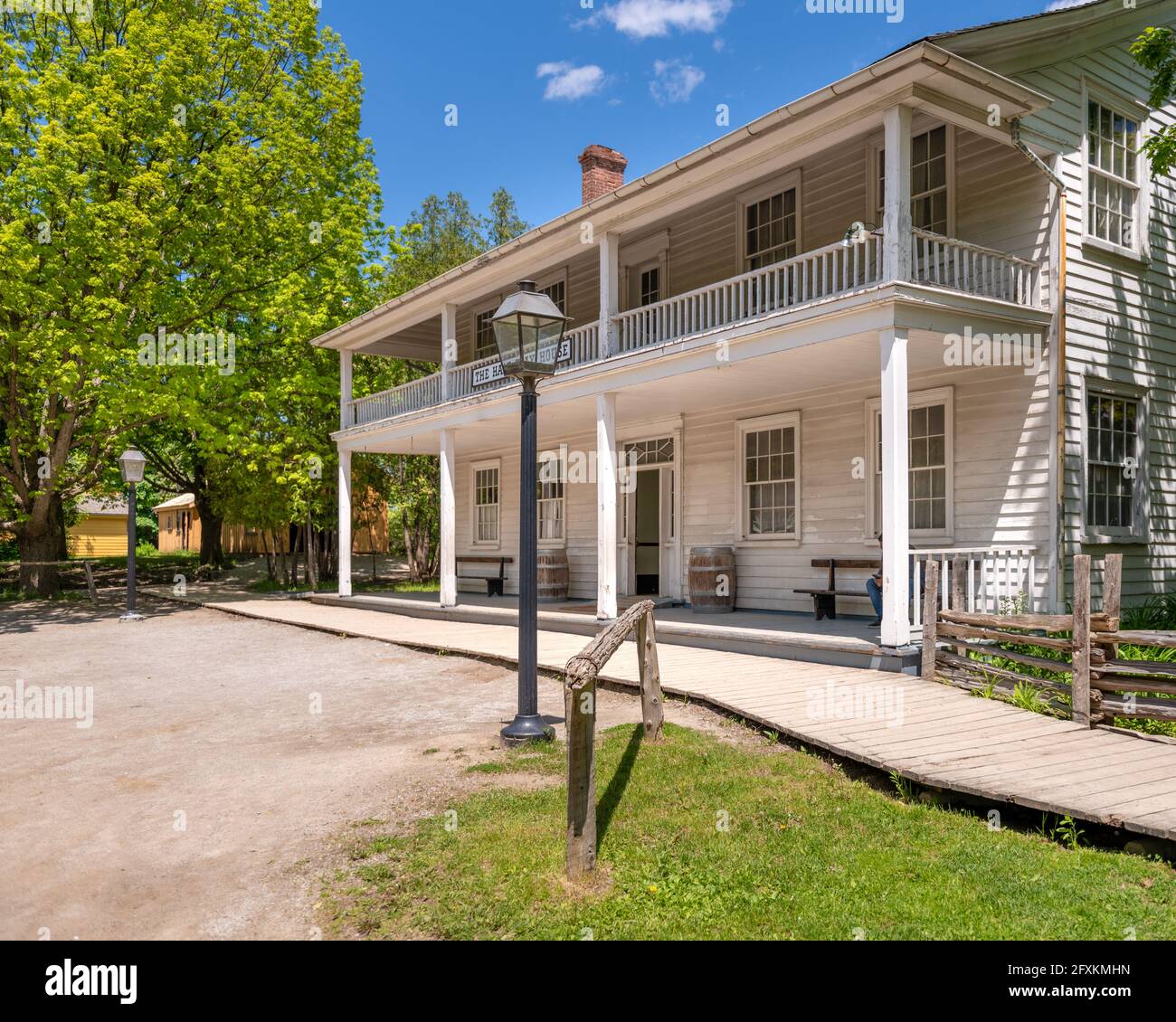 The 'Halfway House' which is a colonial style inn. Black Creek Pioneer ...
