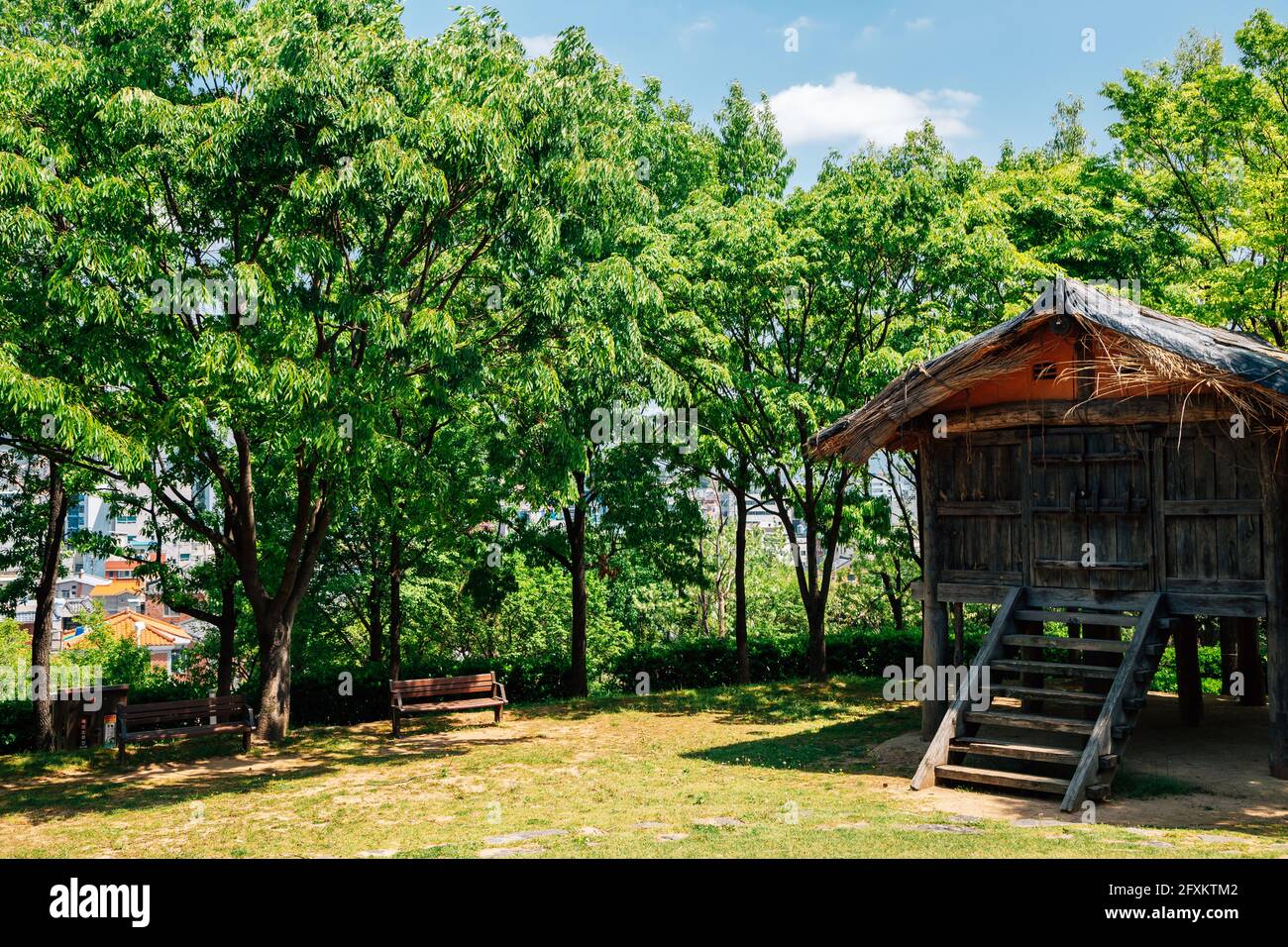 Gimhae, Korea - April 24, 2021 : Spring of Bonghwangdae Park ...