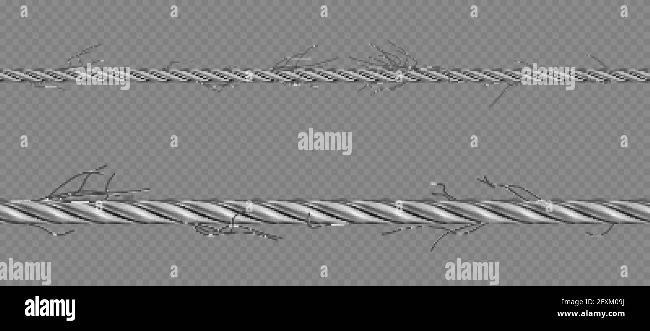 Frayed Steel Cable High Resolution Stock Photography and Images - Alamy