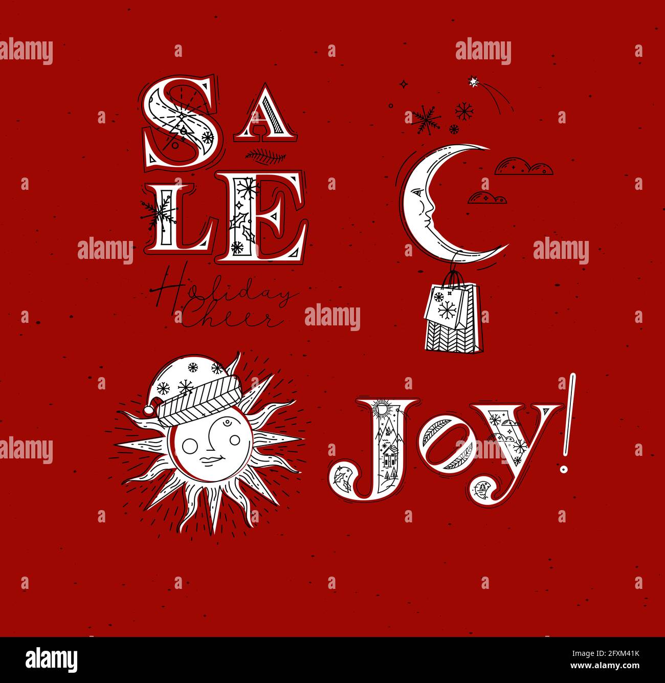 Christmas cheer graphic Stock Vector Images - Alamy