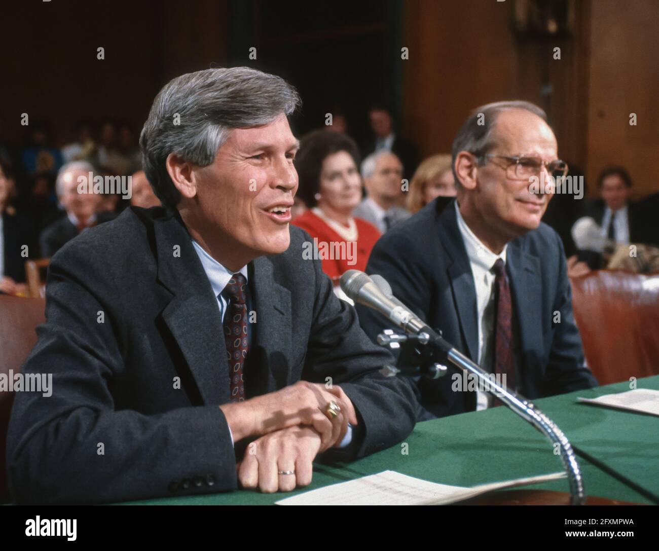 WASHINGTON, DC, USA, MARCH 19, 1991 - U.S. Senator Connie Mack (R ...