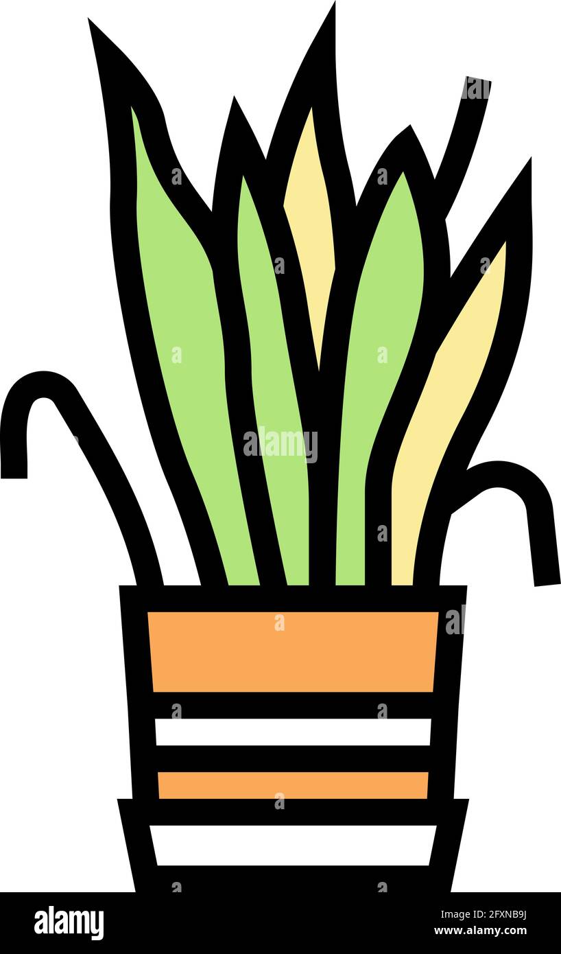 drying house plant color icon vector illustration Stock Vector Image ...