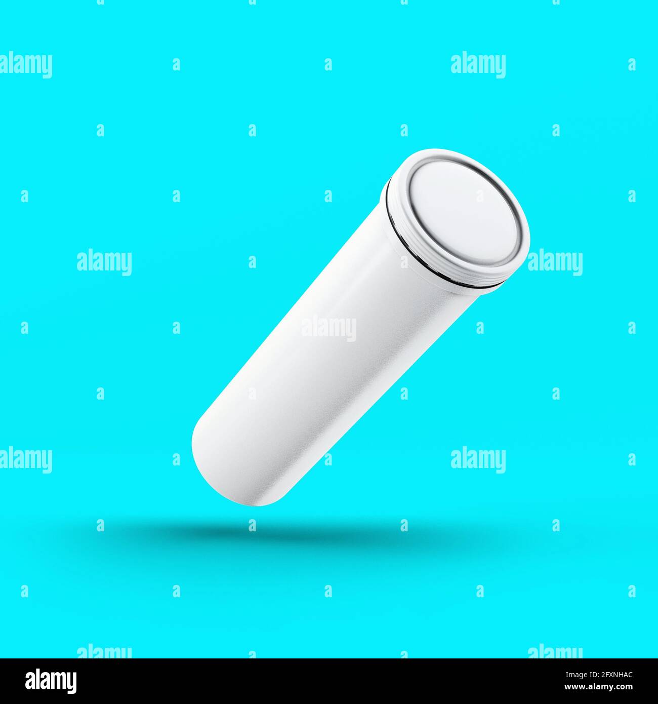 3d Rendering effervescent bottle isolated on toscha background ...
