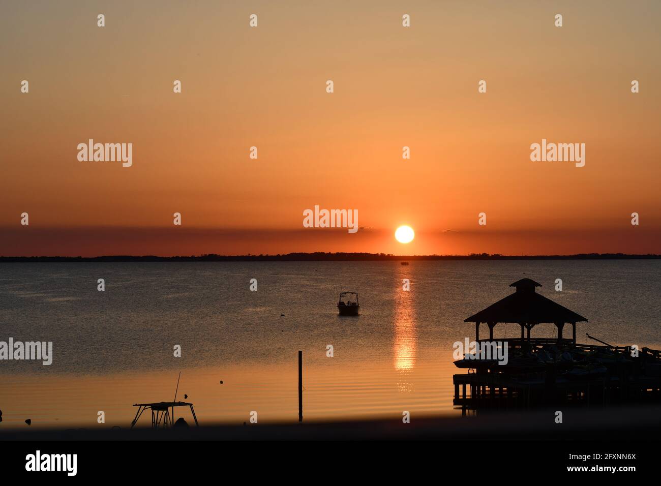 sunset at the outer banks Stock Photo - Alamy