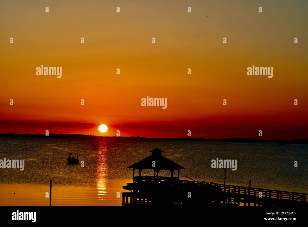 sunset at the outer banks Stock Photo - Alamy