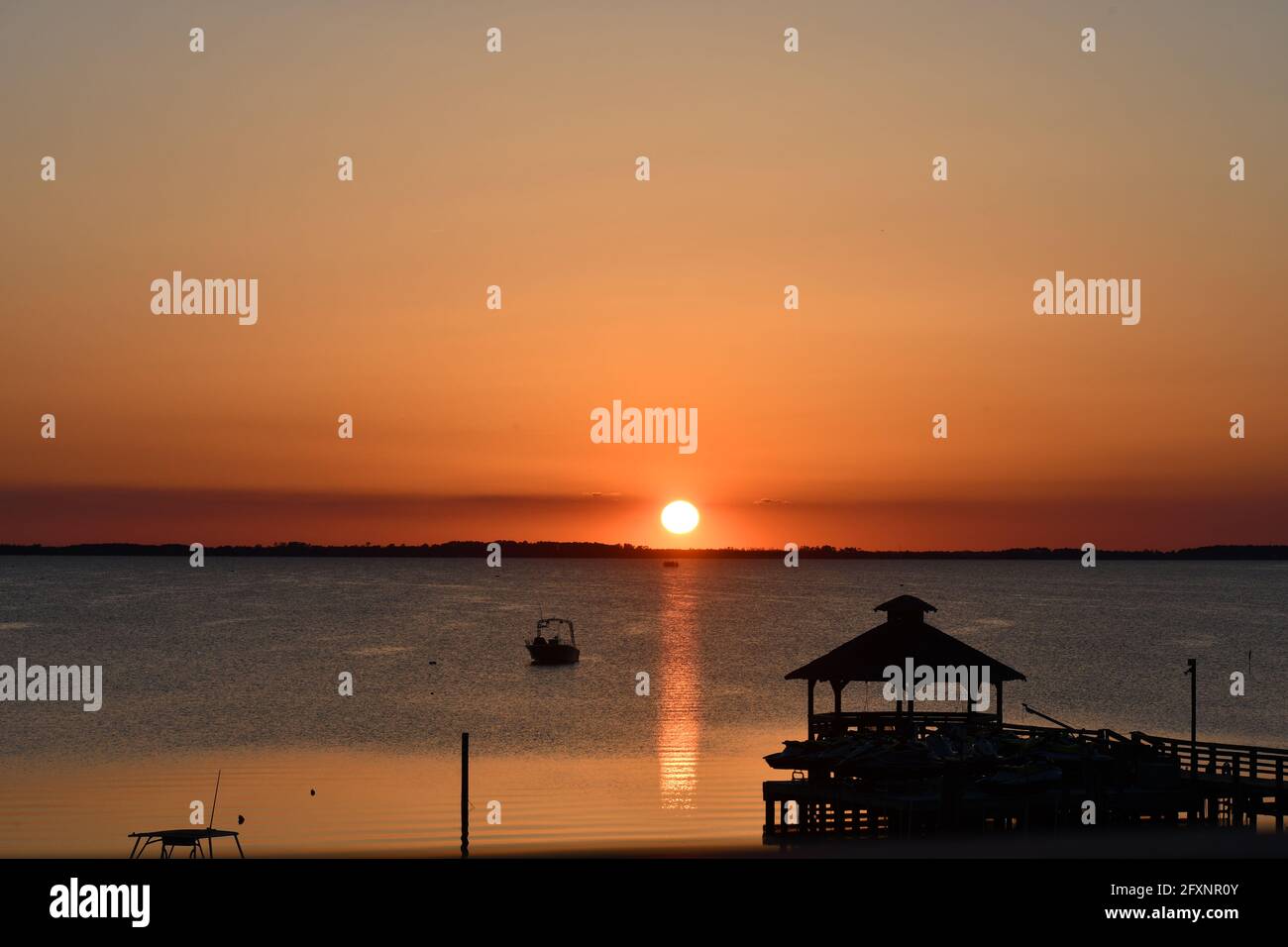 sunset at the outer banks Stock Photo - Alamy