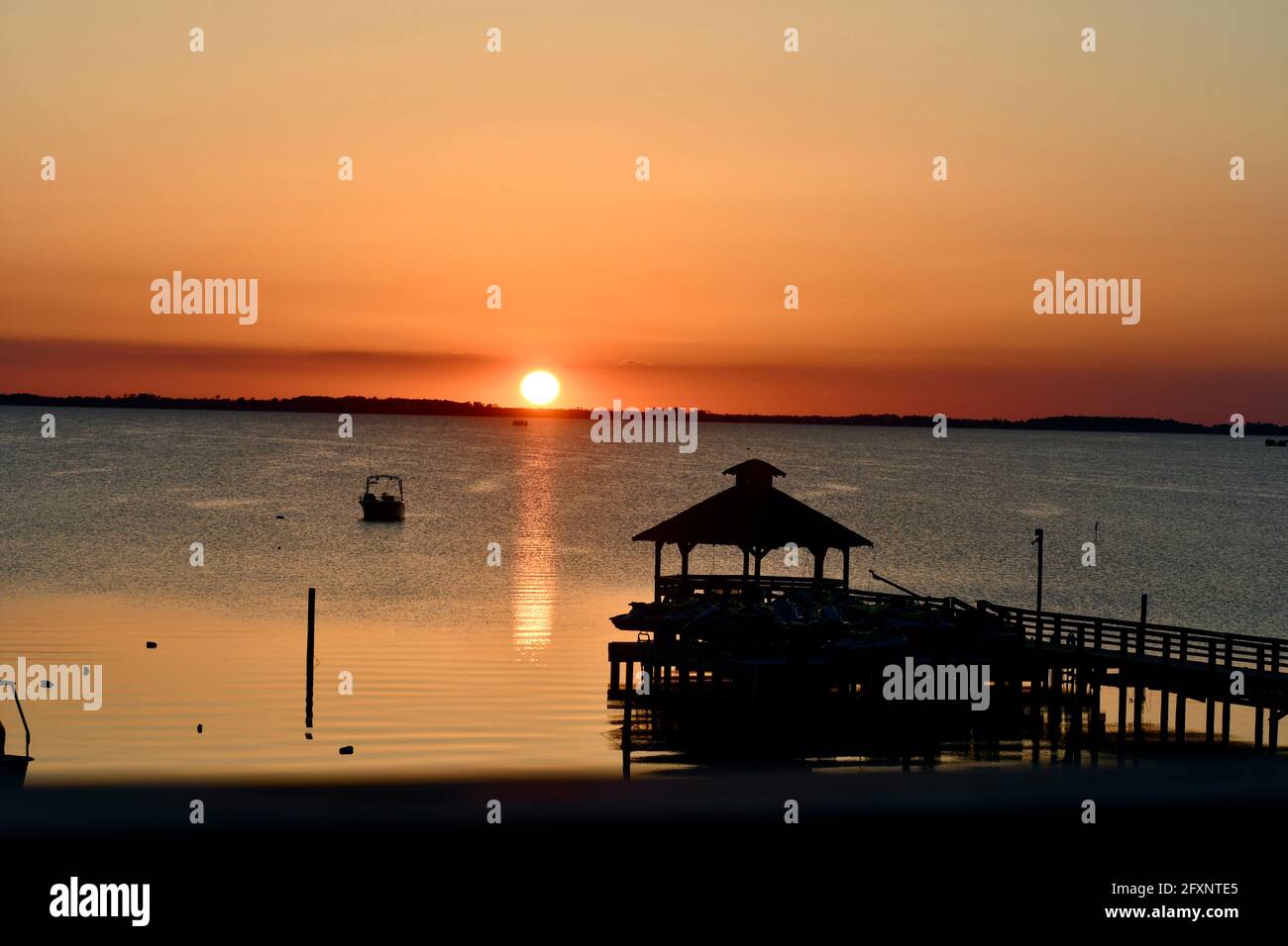 sunset at the outer banks Stock Photo - Alamy