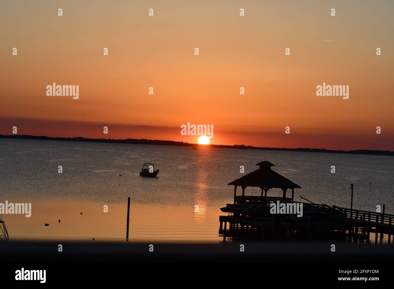 sunset at the outer banks Stock Photo - Alamy