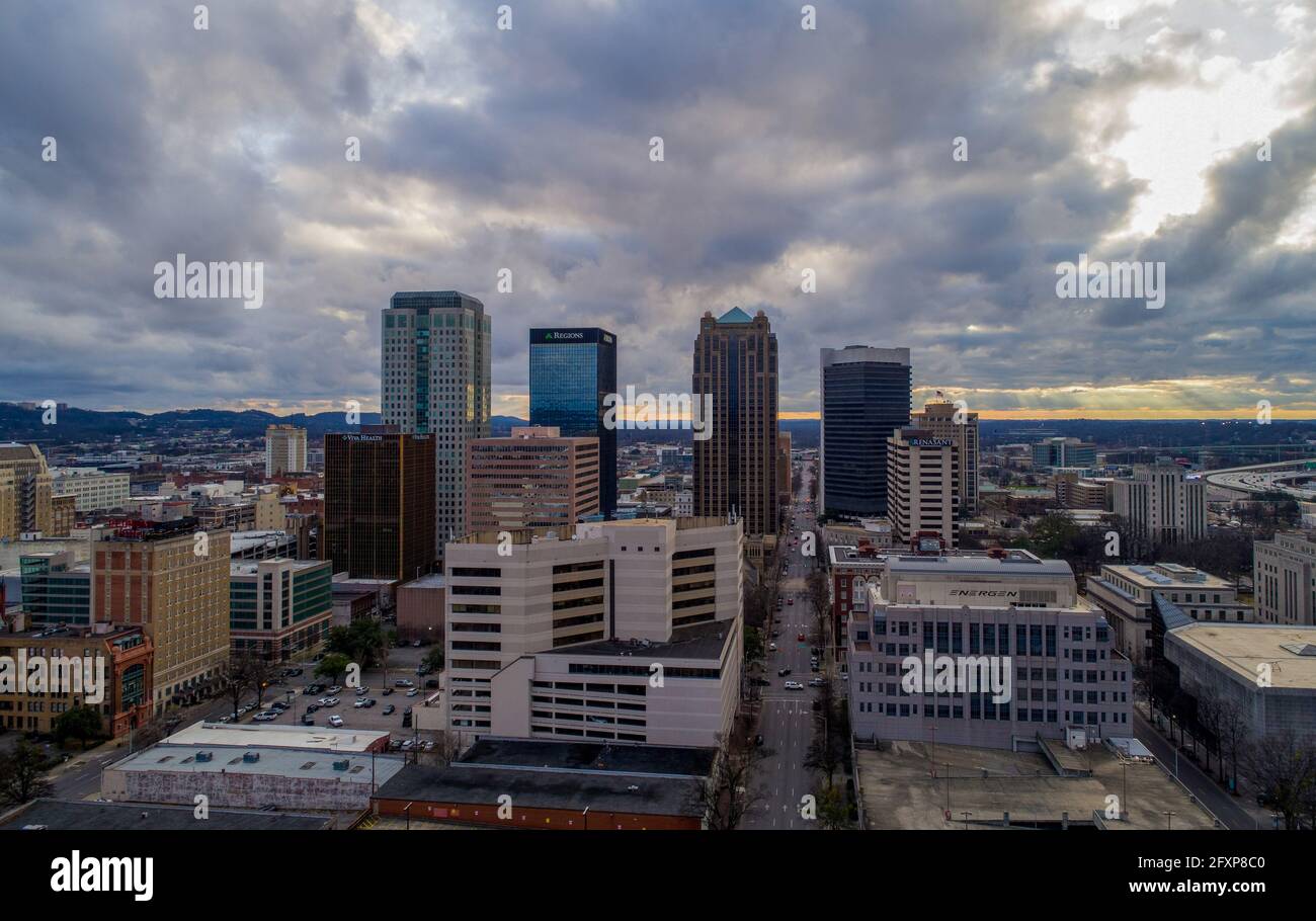Birmingham alabama aerial hi-res stock photography and images - Alamy