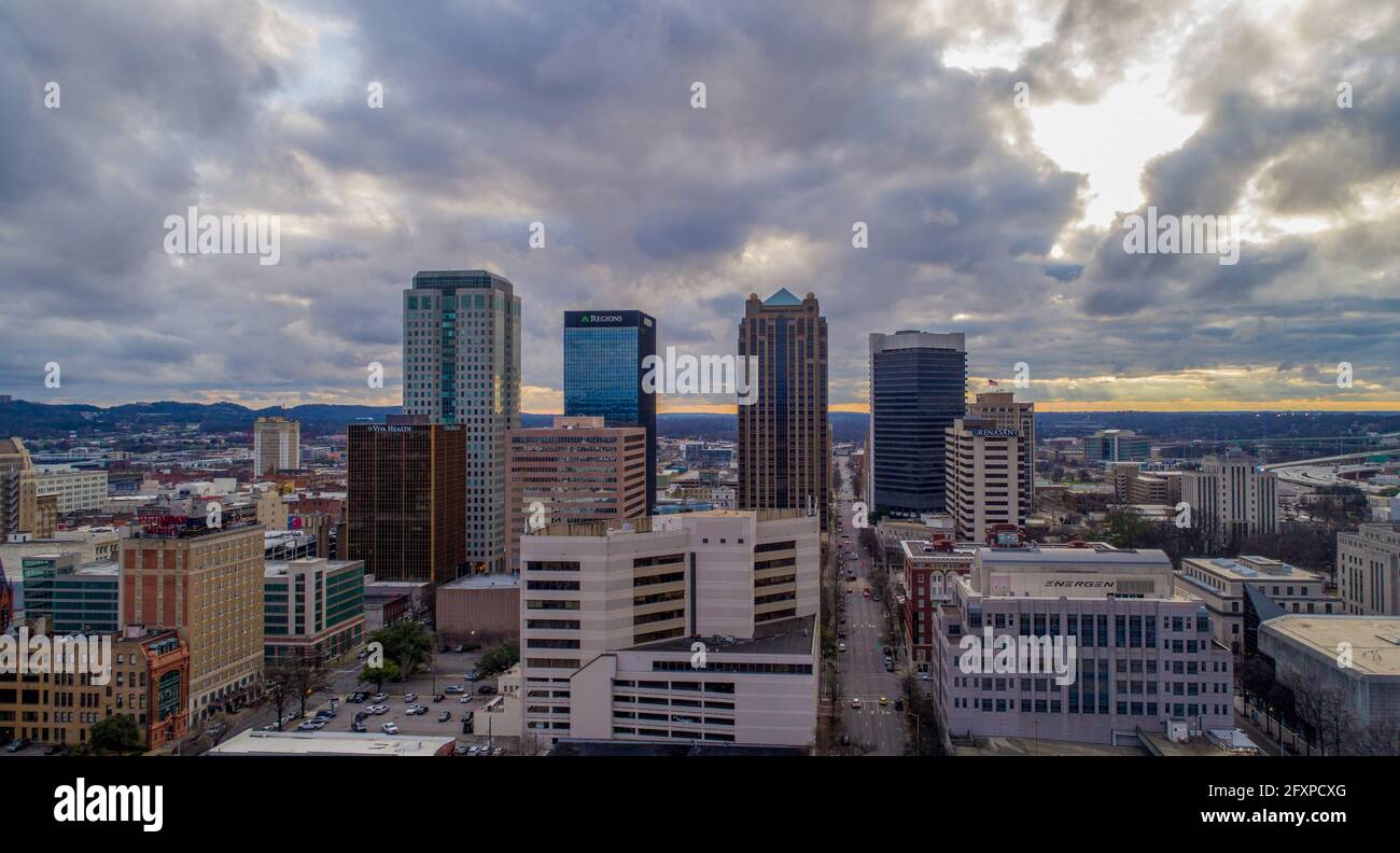 Birmingham alabama aerial hi-res stock photography and images - Alamy
