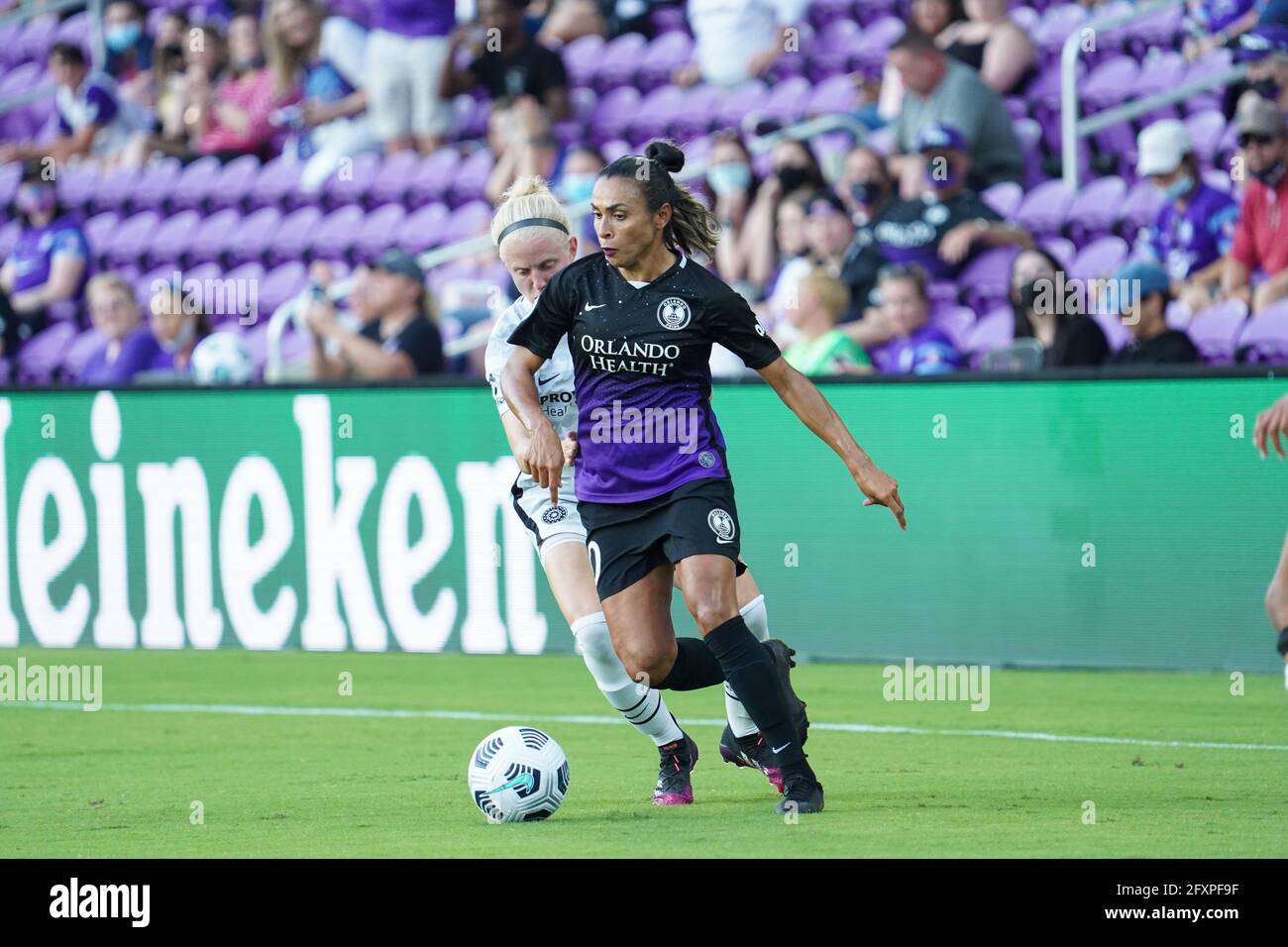 Orlando, Florida, USA, May 26, 2021, Orlando Pride's Marta #10 makes a ...
