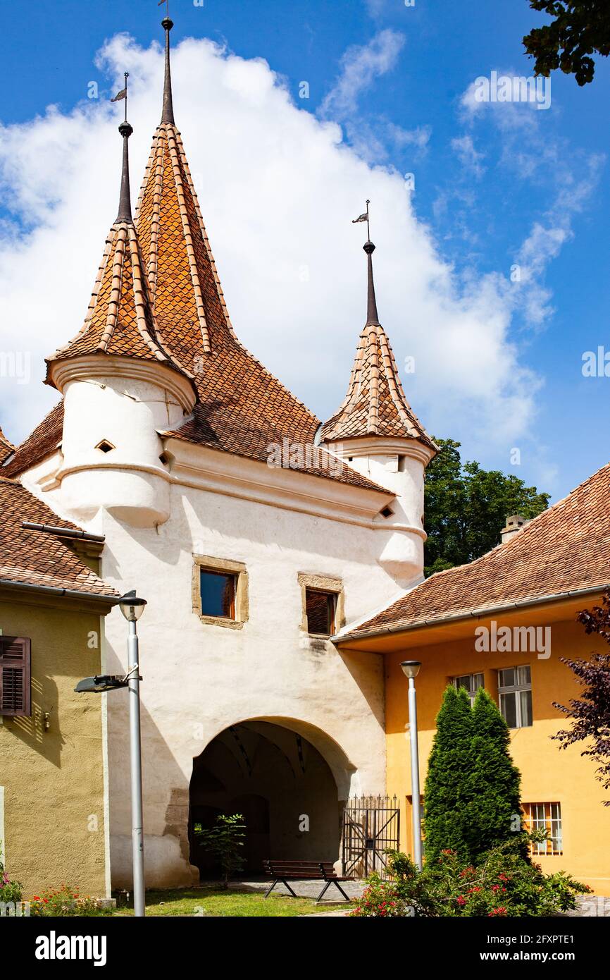Katalin Gate (Ecaterina Gate), Brasov, Transylvania, Romania, Europe ...