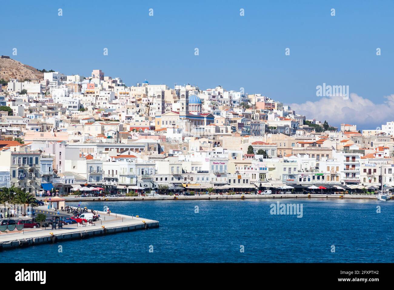 Ermoupoli, also known by the formal older name Ermoupolis (Hermoupolis) on the island of Syros ...