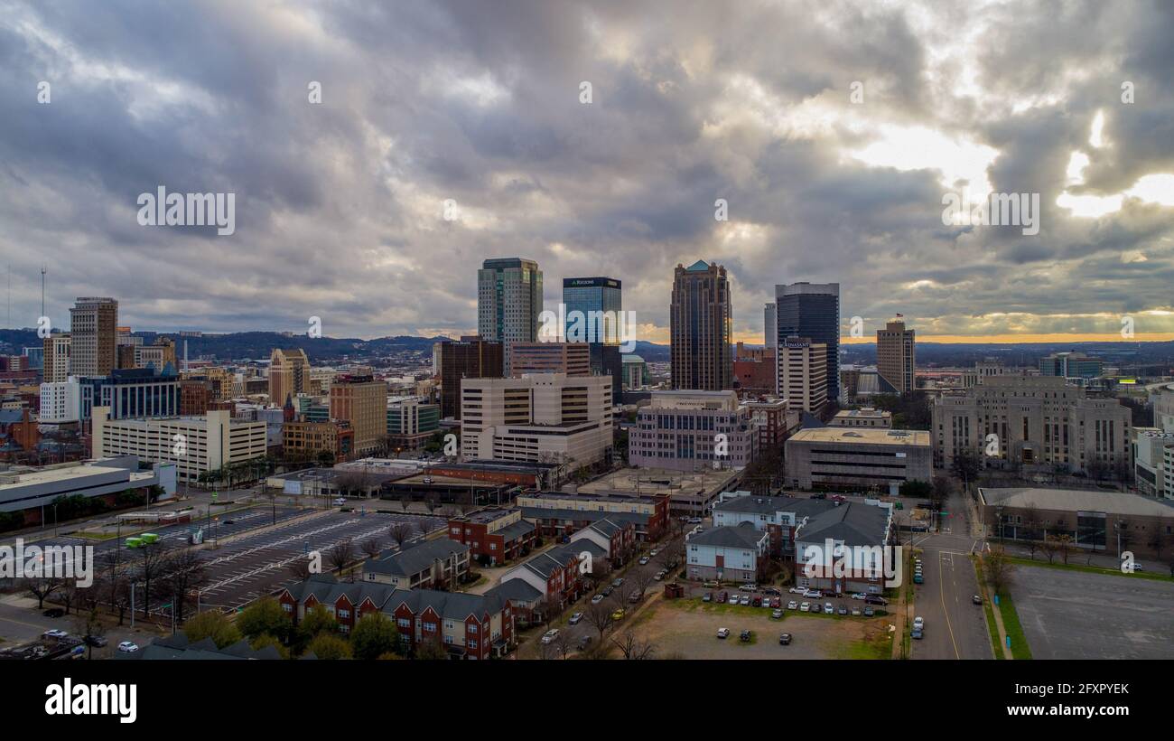 Birmingham alabama aerial hi-res stock photography and images - Alamy