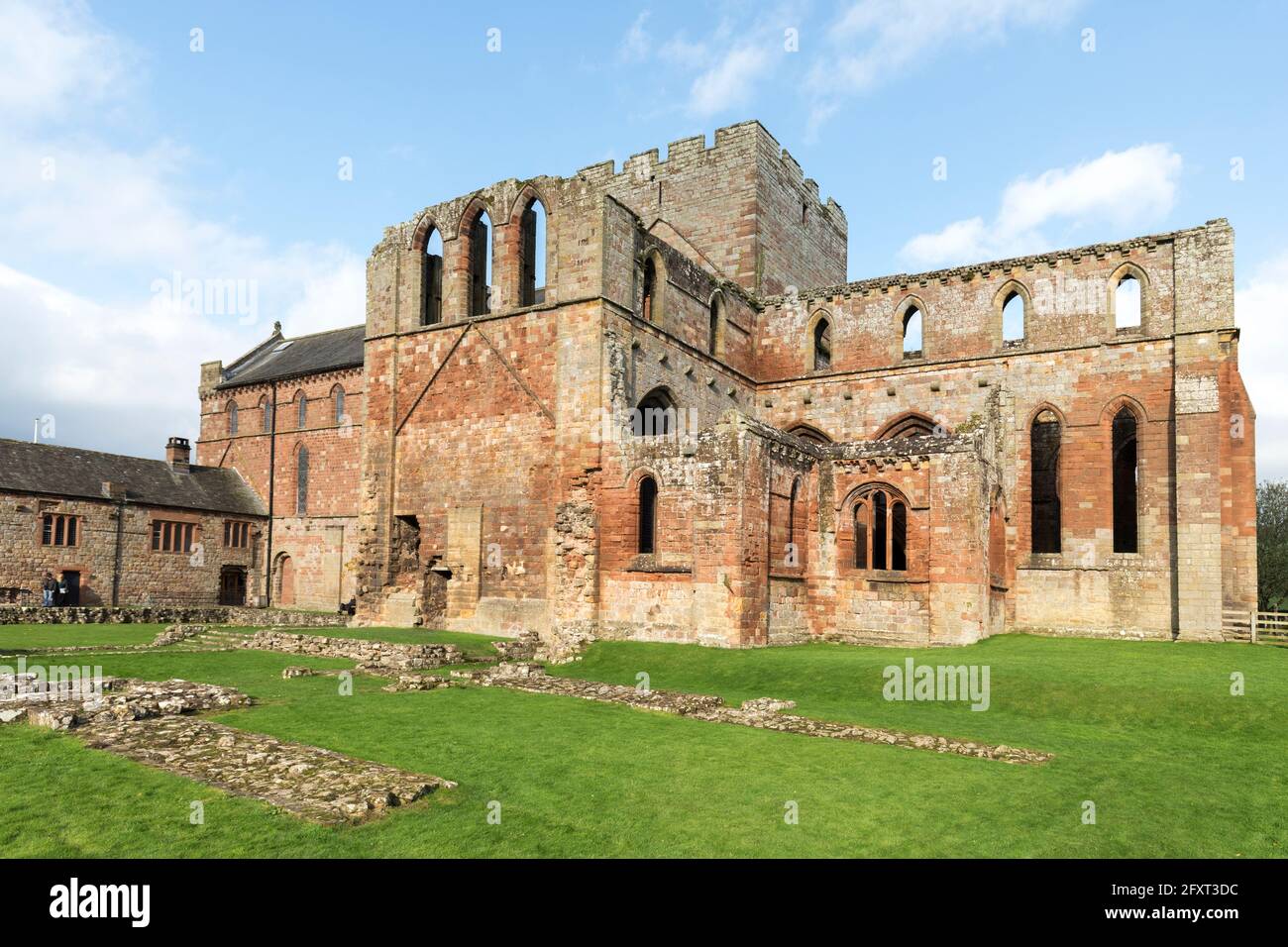 Lanercost Priory, Cumbria, England, UK, with remains of 13th century ...