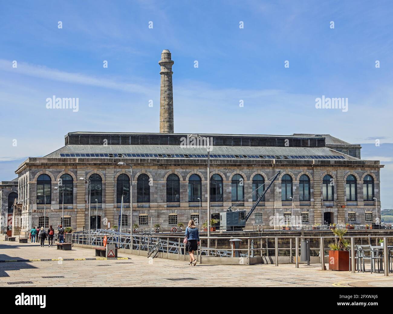 The Brewhouse building at the Royal William Yard in Stonehouse Plymouth ...