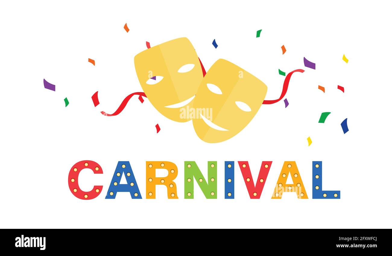 Carnival purim circus banner Stock Vector Images - Alamy