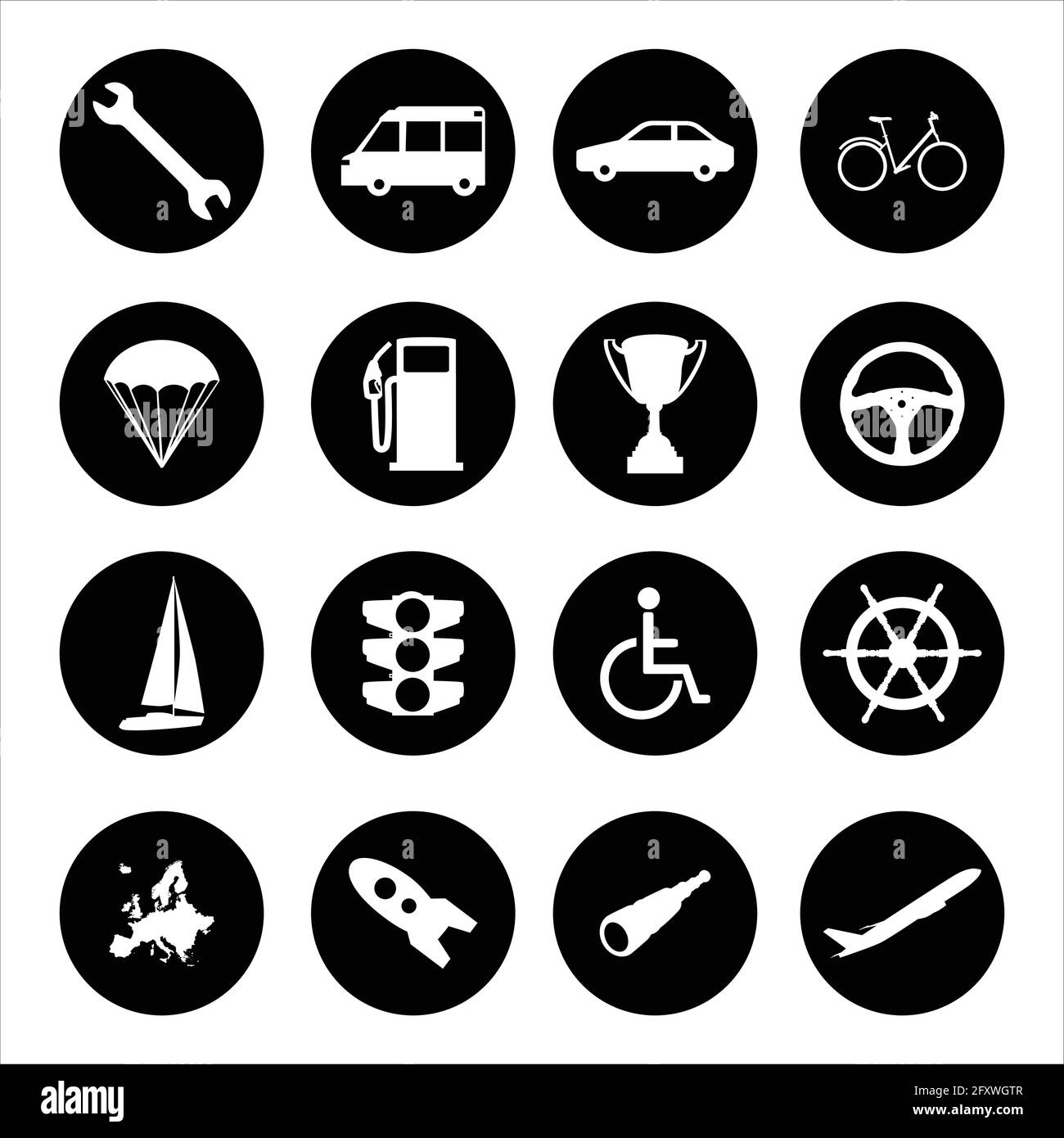 Disabled train Stock Vector Images - Alamy