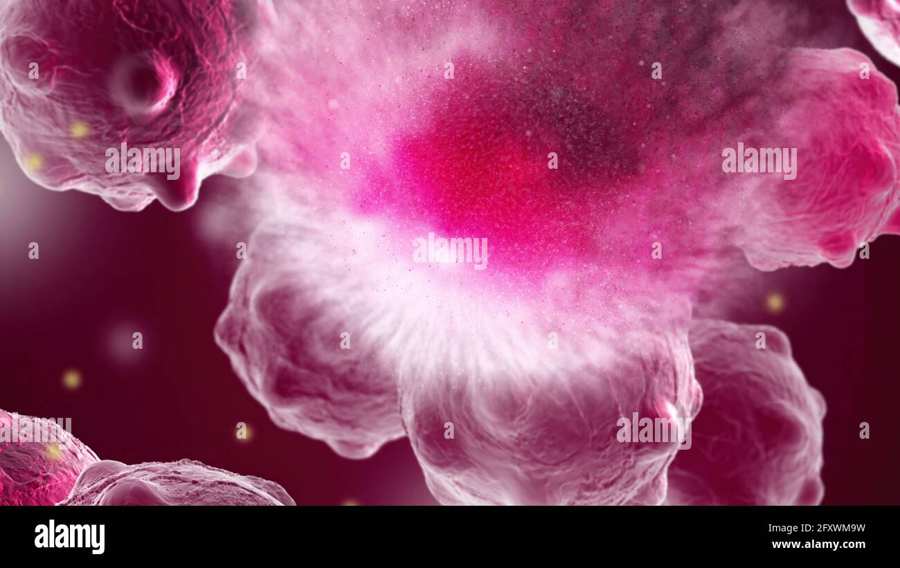 Cell explodes hi-res stock photography and images - Alamy