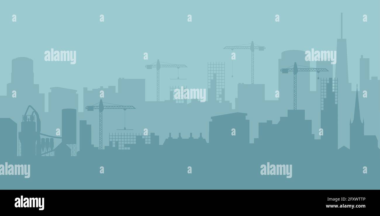 Industrial Skyline Vector