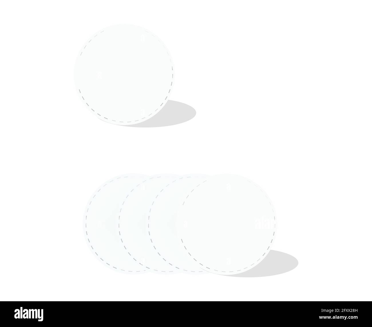 Cotton pad skincare woman Stock Vector Images - Alamy