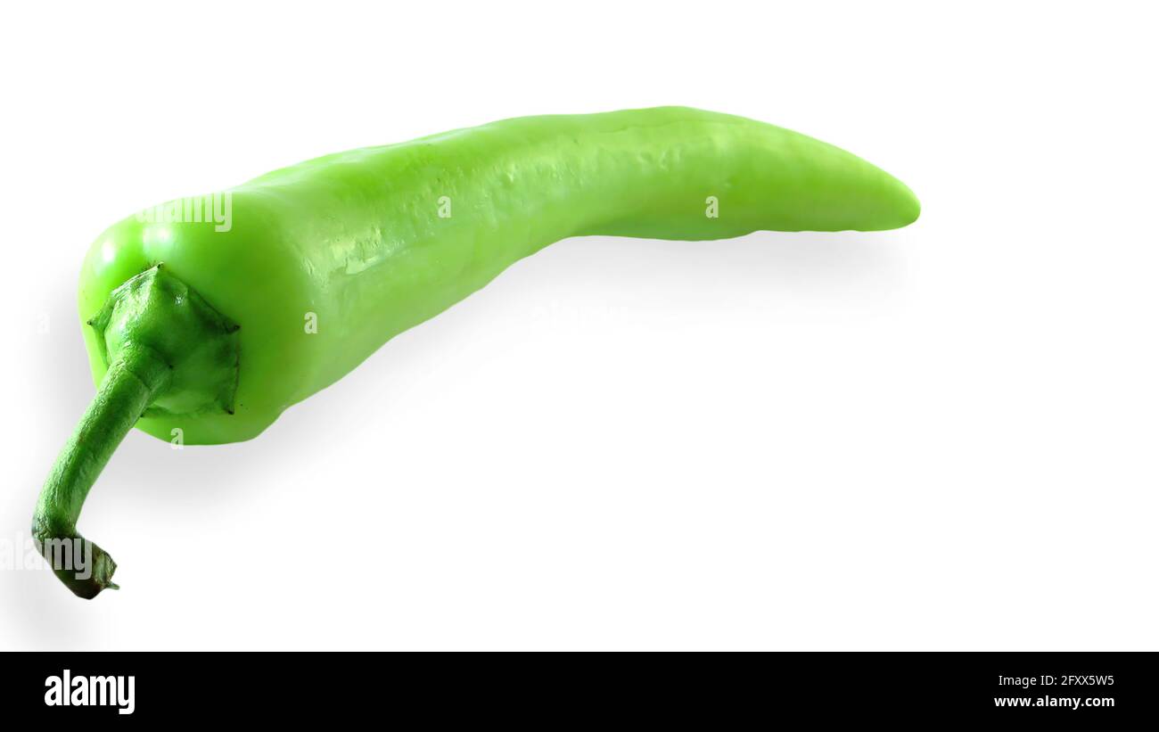 3d illustration - Chili Pepper and gmo-free word isolated on white ...