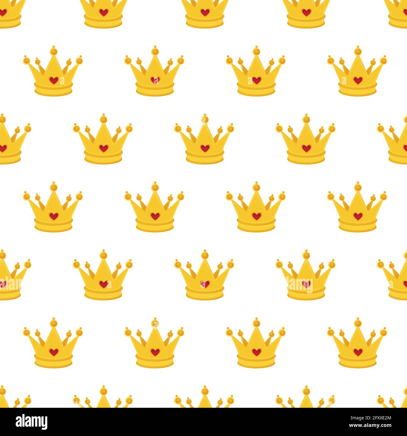 Gold crown white background Stock Vector Images - Alamy