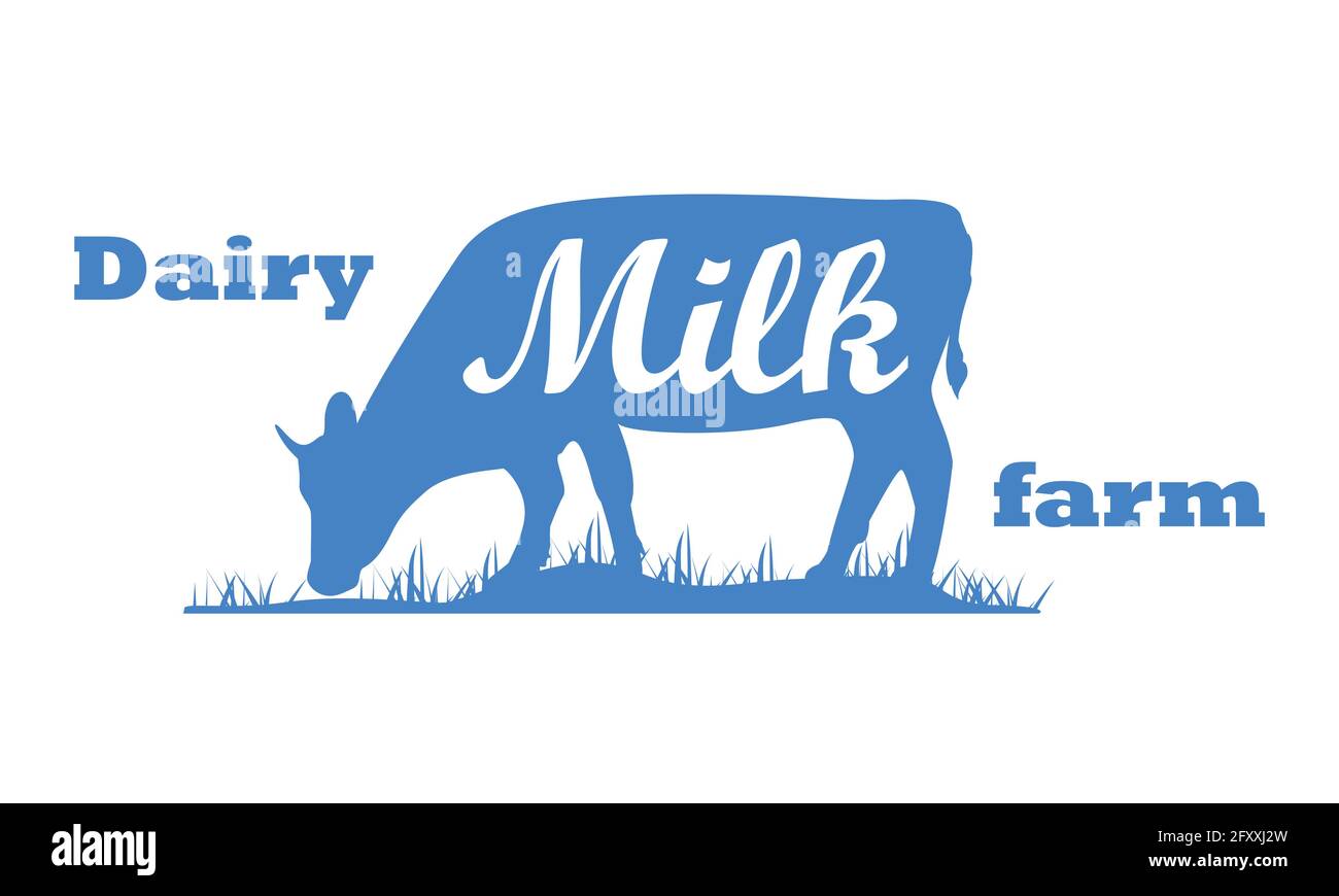 Cow logo hi-res stock photography and images - Alamy