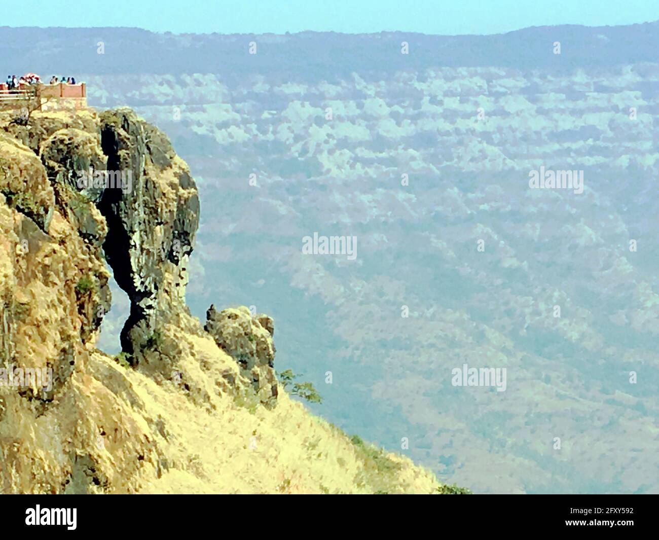 Elephant Head at Kates Point, Mahabaleshwar, Maharashtra, India Stock ...