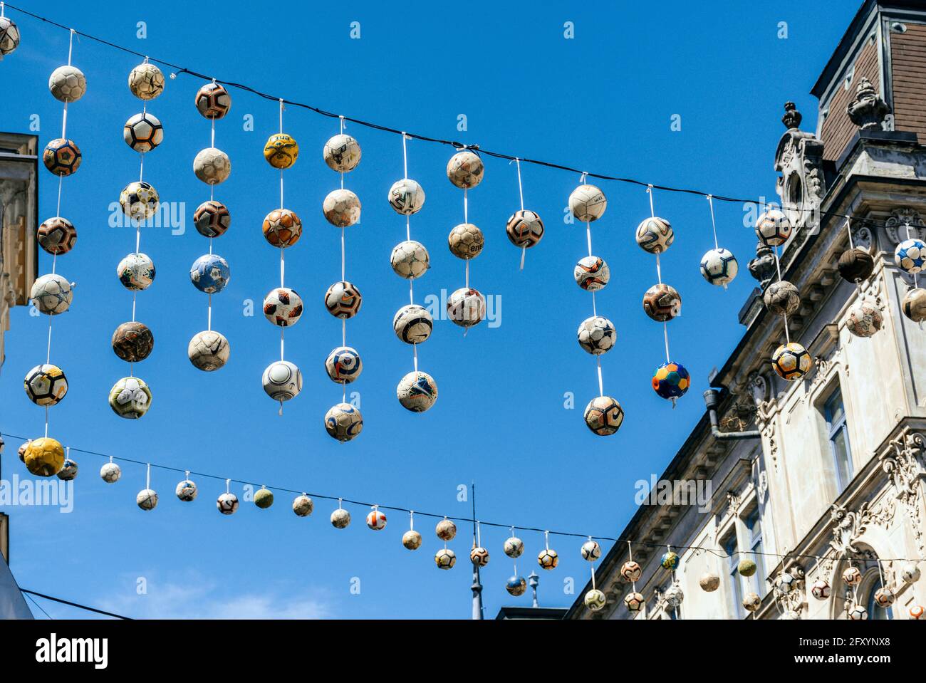 Football balls hi-res stock photography and images - Alamy
