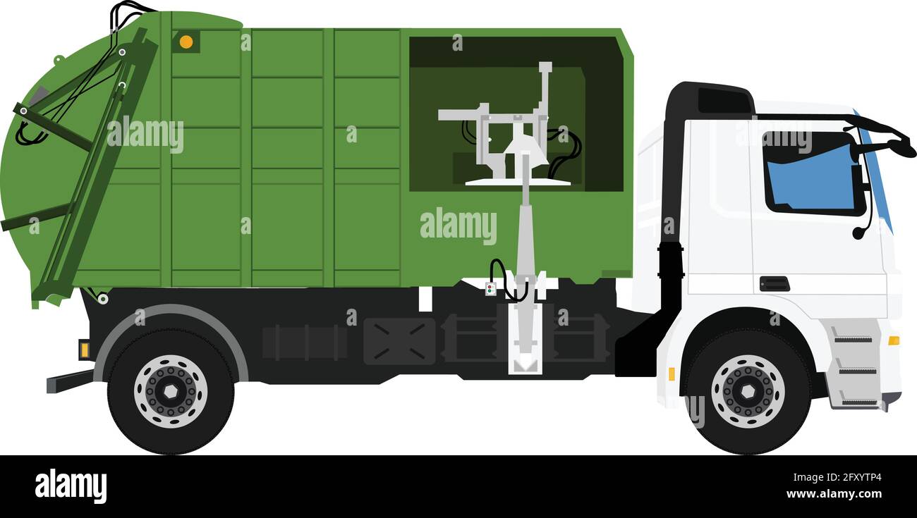 Vector Garbage Truck Garbage Truck Car Vectors From GraphicRiver