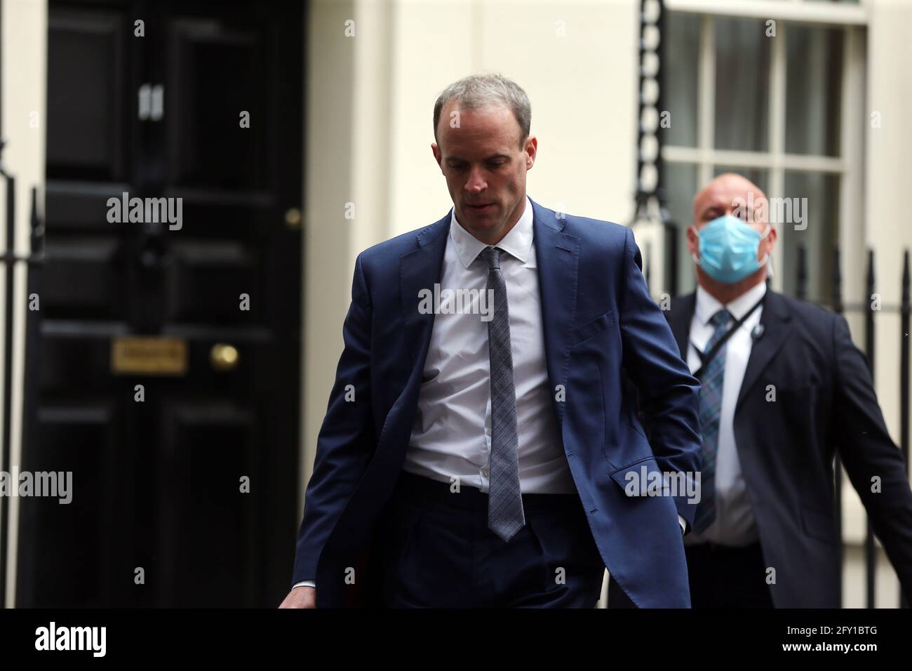 London, England, UK. 27th May, 2021. UK Foreign Secretary and First ...