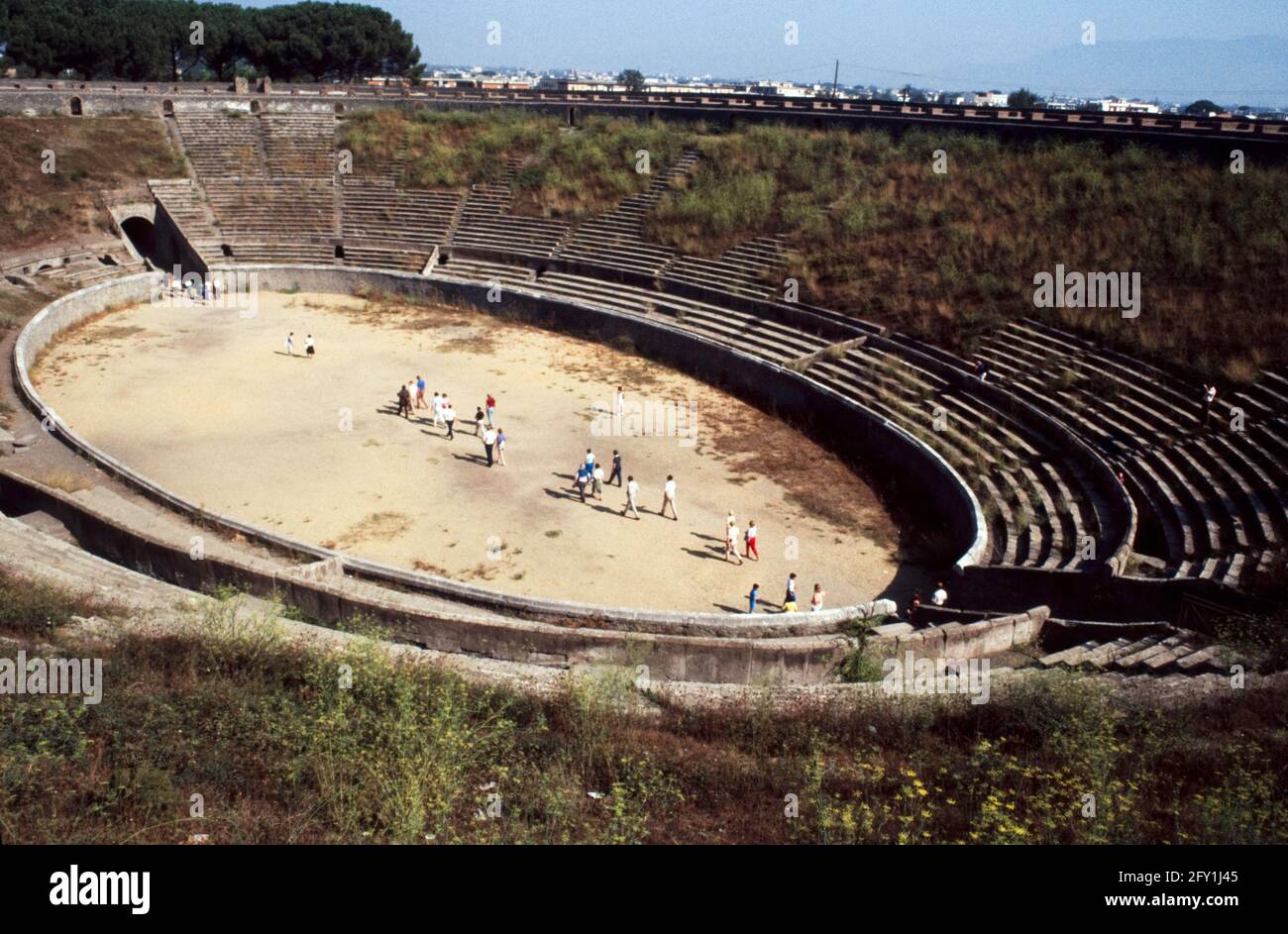 Ampitheatre, Pompeii 1985 Stock Photo - Alamy