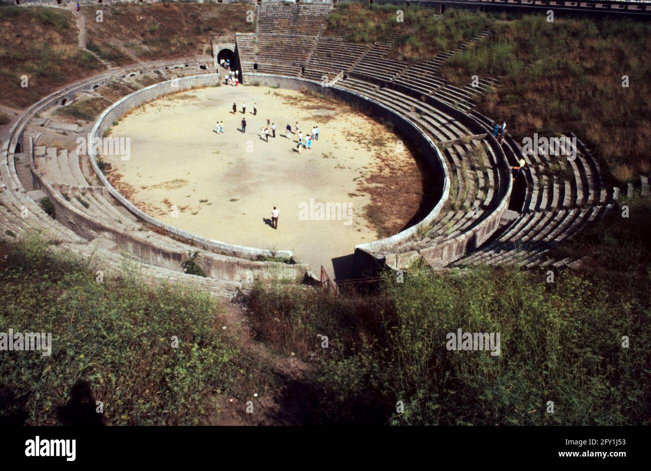 Ampitheatre, Pompeii 1985 Stock Photo - Alamy