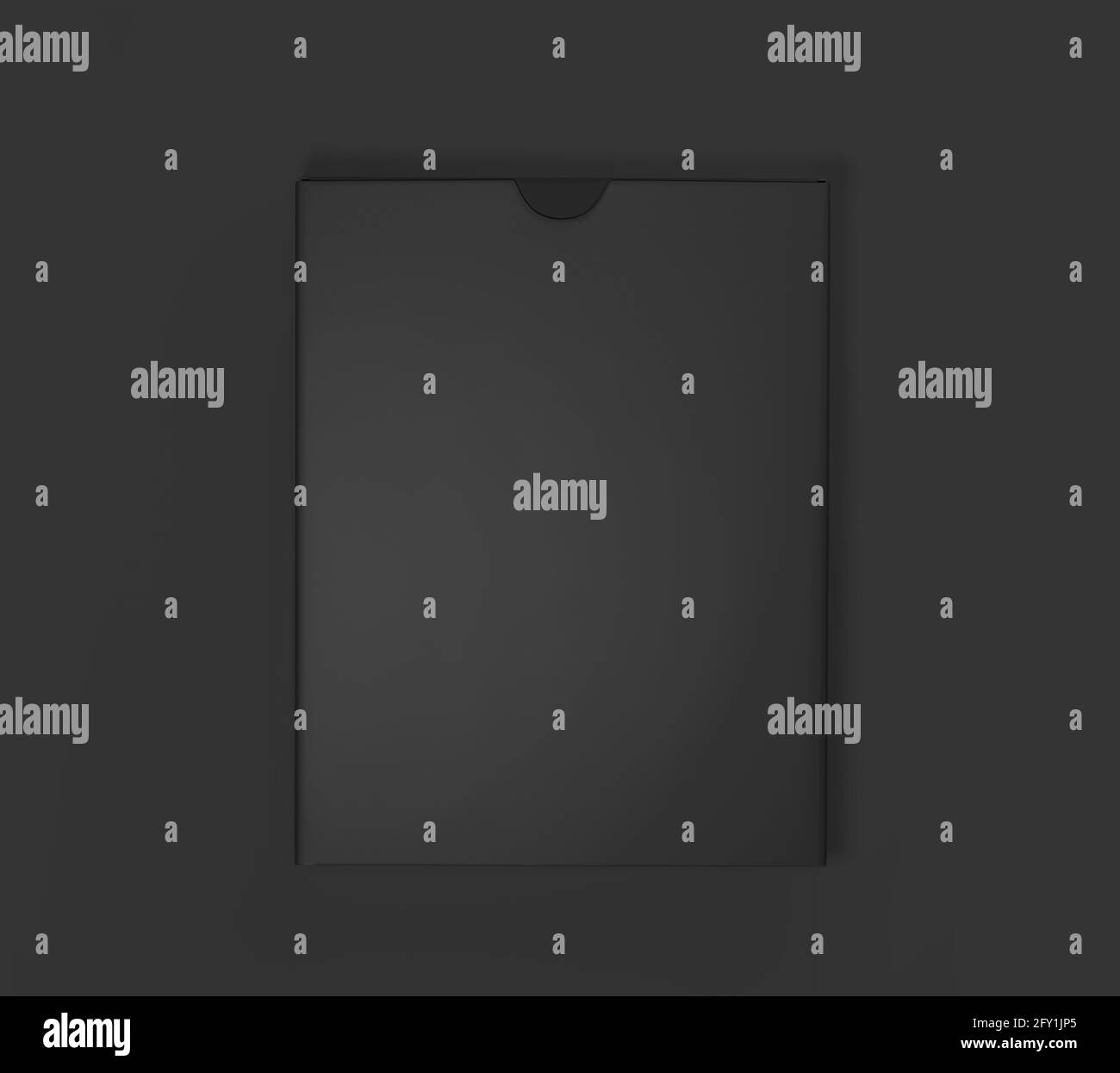 Black Flat Carton cardboard Box Mockup, Dark Software Box, package ...