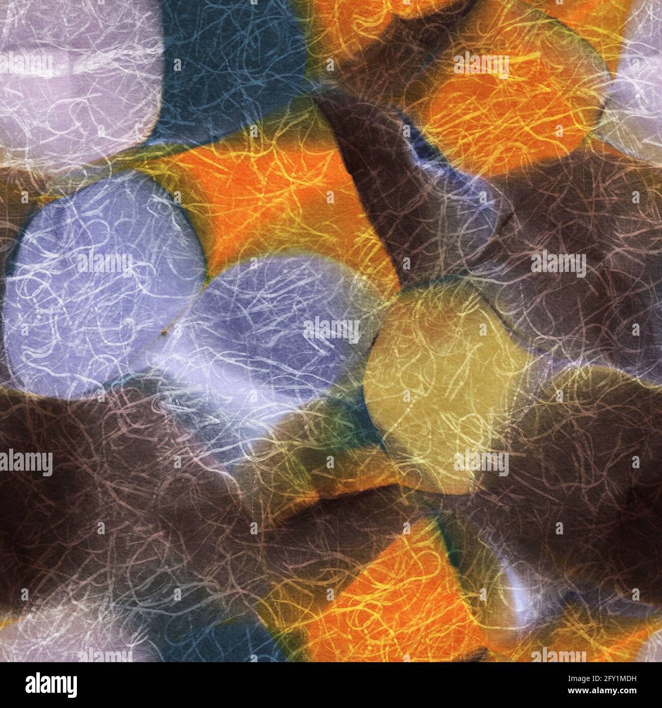 Seamless abstract blobs of color paper texture Stock Photo - Alamy